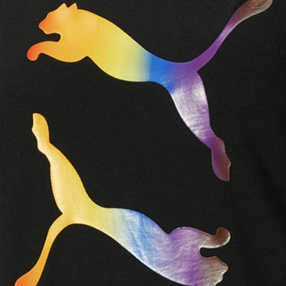 Puma | Shirts | Plus Pride Rainbow Logo Graphic Tank | Poshmark